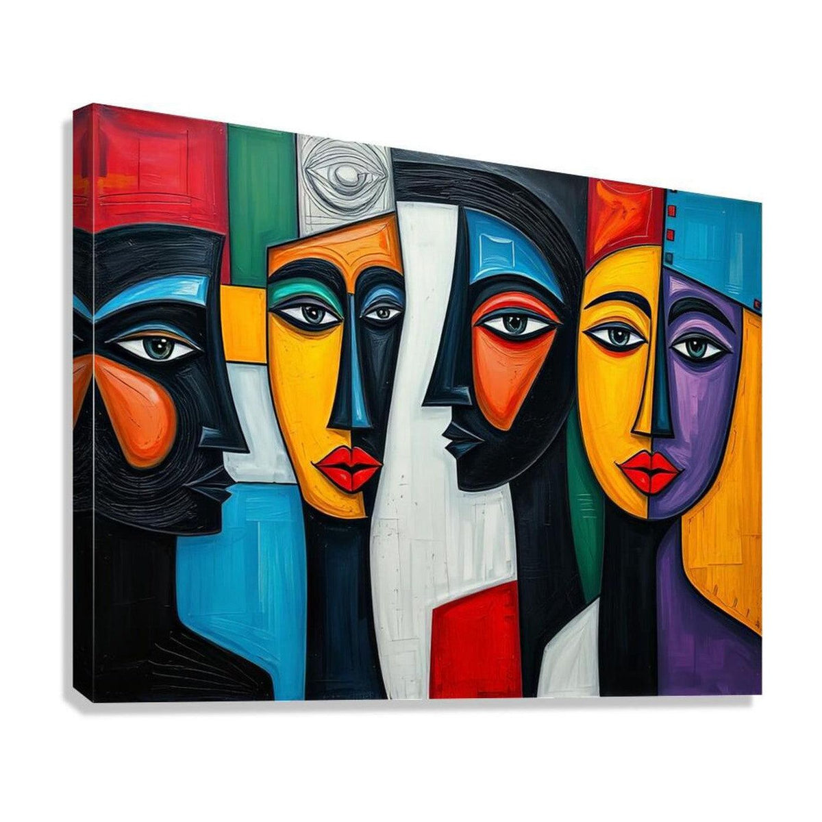 Colorful Faces Prints – Visual Wall Art